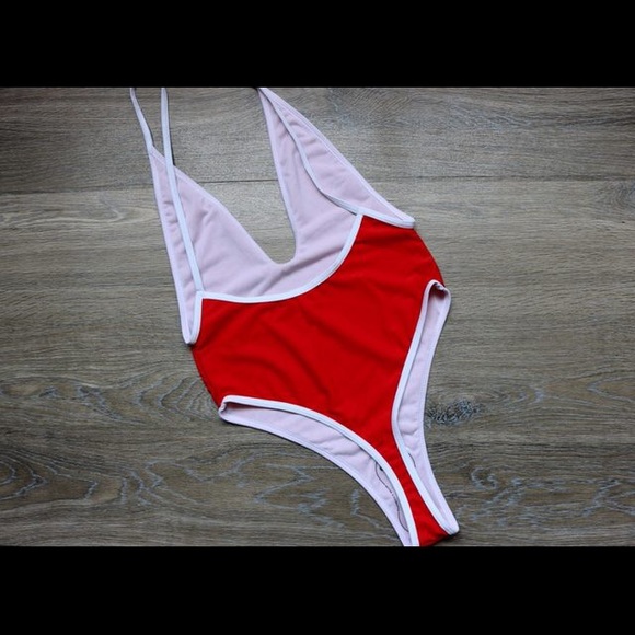 Swim | Sexy Women Red Onepiece Bikini Monokini Swimsuit | Poshmark